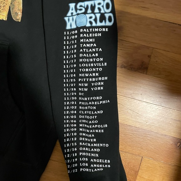 Travis Scott | Shirts | Astroworld Travis Scott Zip Sweatshirt | Poshmark